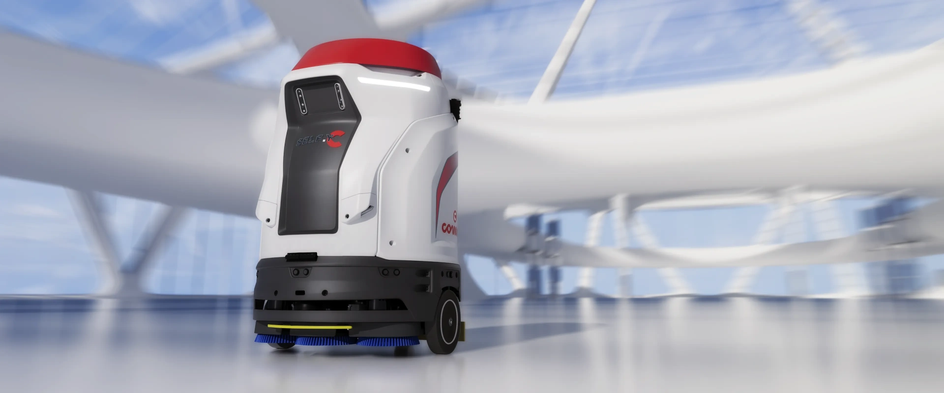 SELF.Y | Cobot floor scrubber | Comac SpA