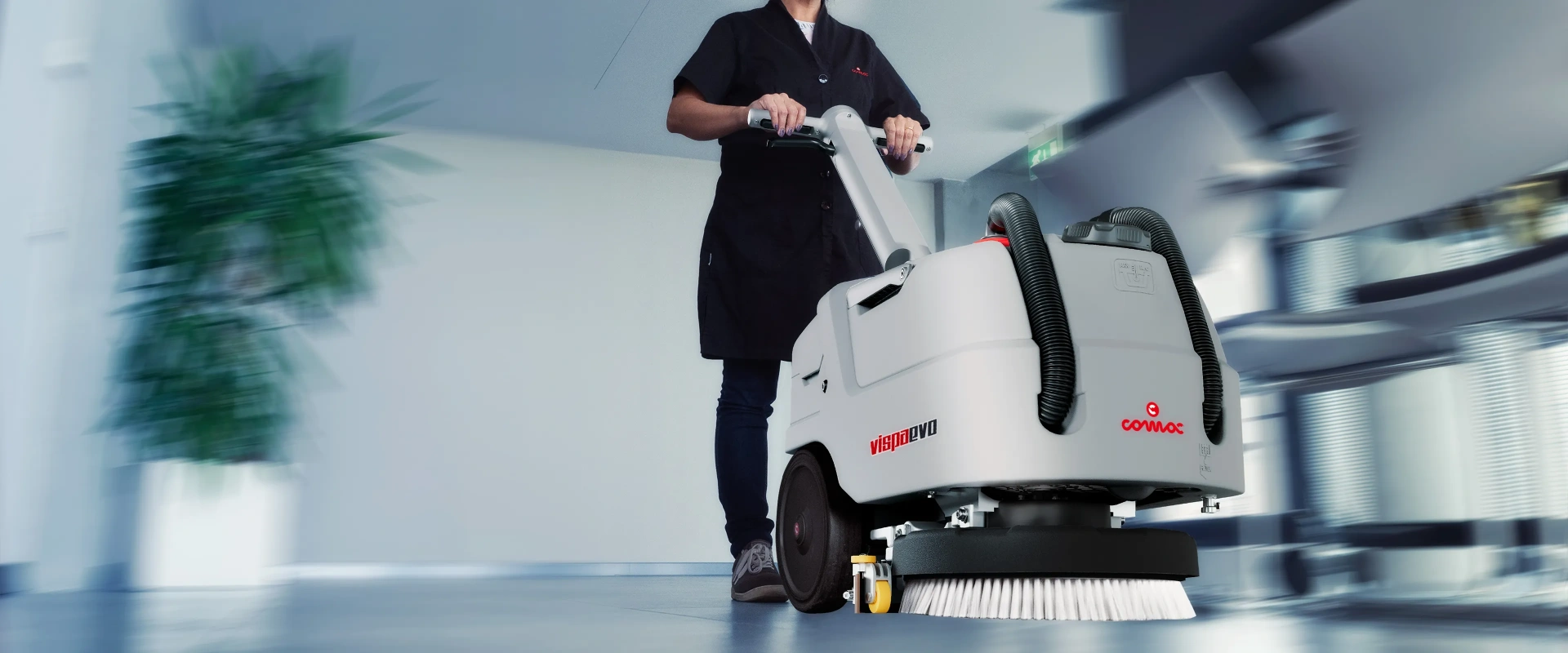 Vispa EVO | Lavasciuga pavimenti uomo a terra | Comac SpA