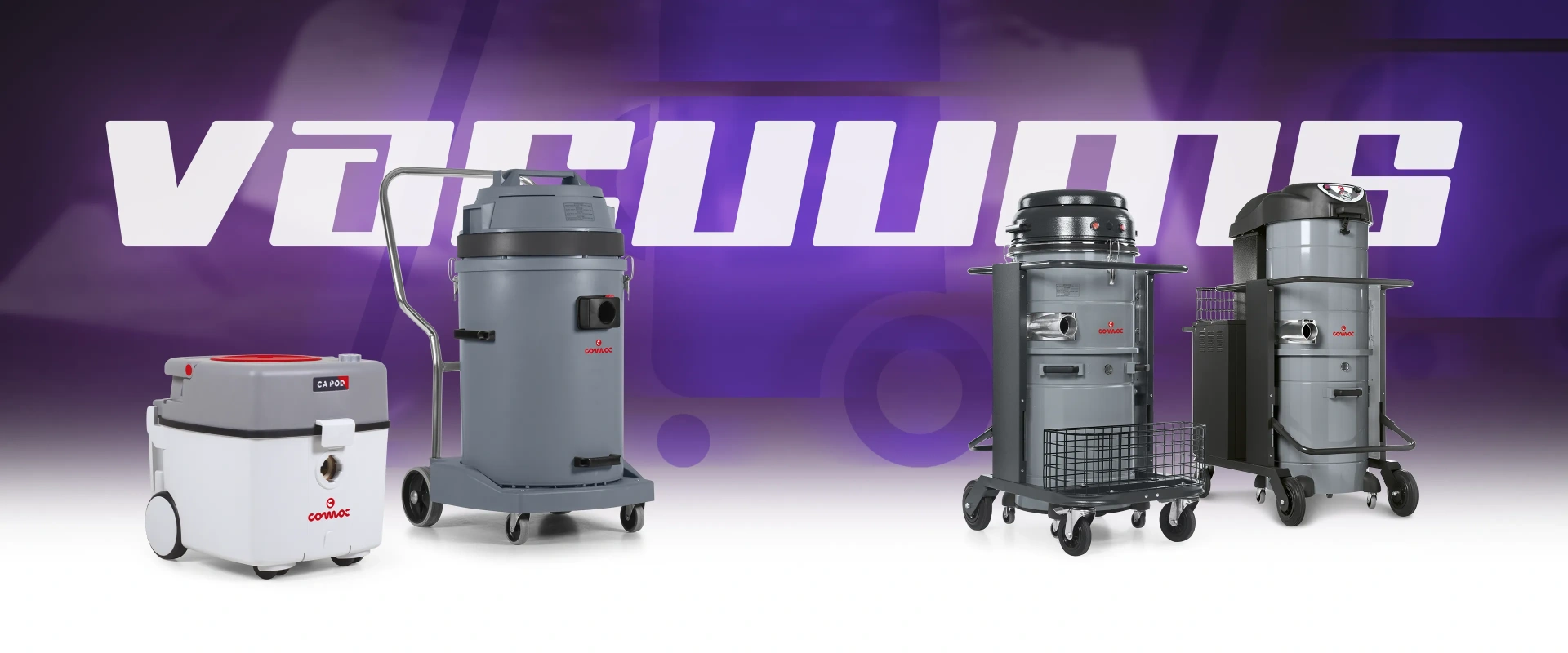 Models Vacuum cleaners | Comac SpA